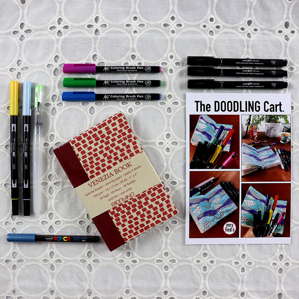 The DOODLING Cart - start your doodling journey today! – Mrs Red's art shop